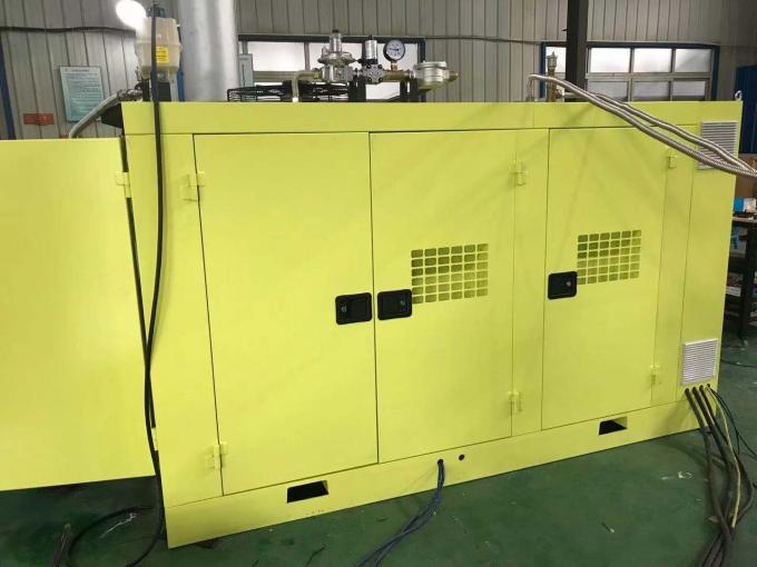Water Cooled Silent 100kw Cummins Natural Gas CHP Generator Set 24hours Continuous Running
