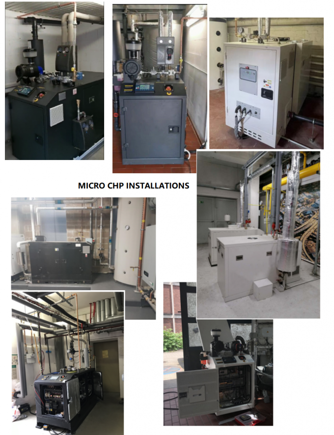 Residential Super Silent Low Noise 8kw 10kva 10kw Natural Gas LPG Biogas Micro CHP Cogenerator ...