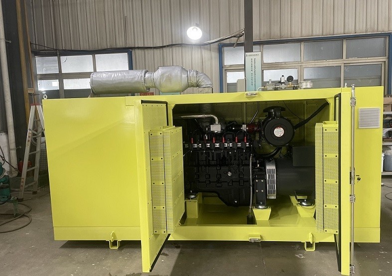 Electrical Start Natural Gas Generator 100KW Backup Power Supply AC ...